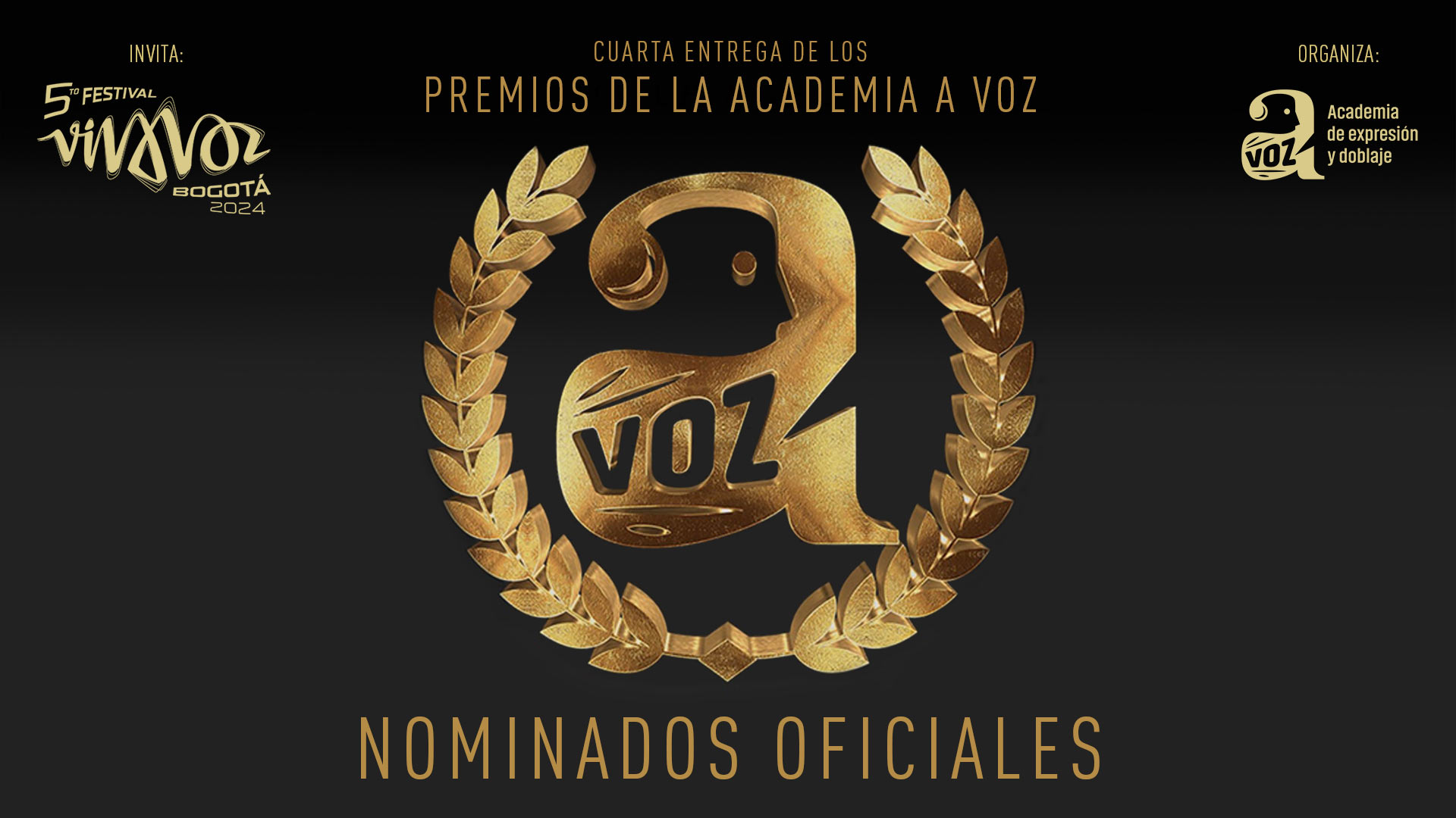 Nominados a la Cuarta Entrega de los Premios de la Academia de la Voz A ...