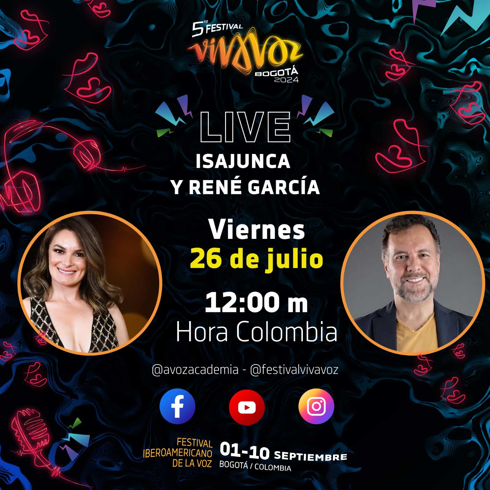 La emocionante llegada de René García al Festival Viva Voz - Festival ...