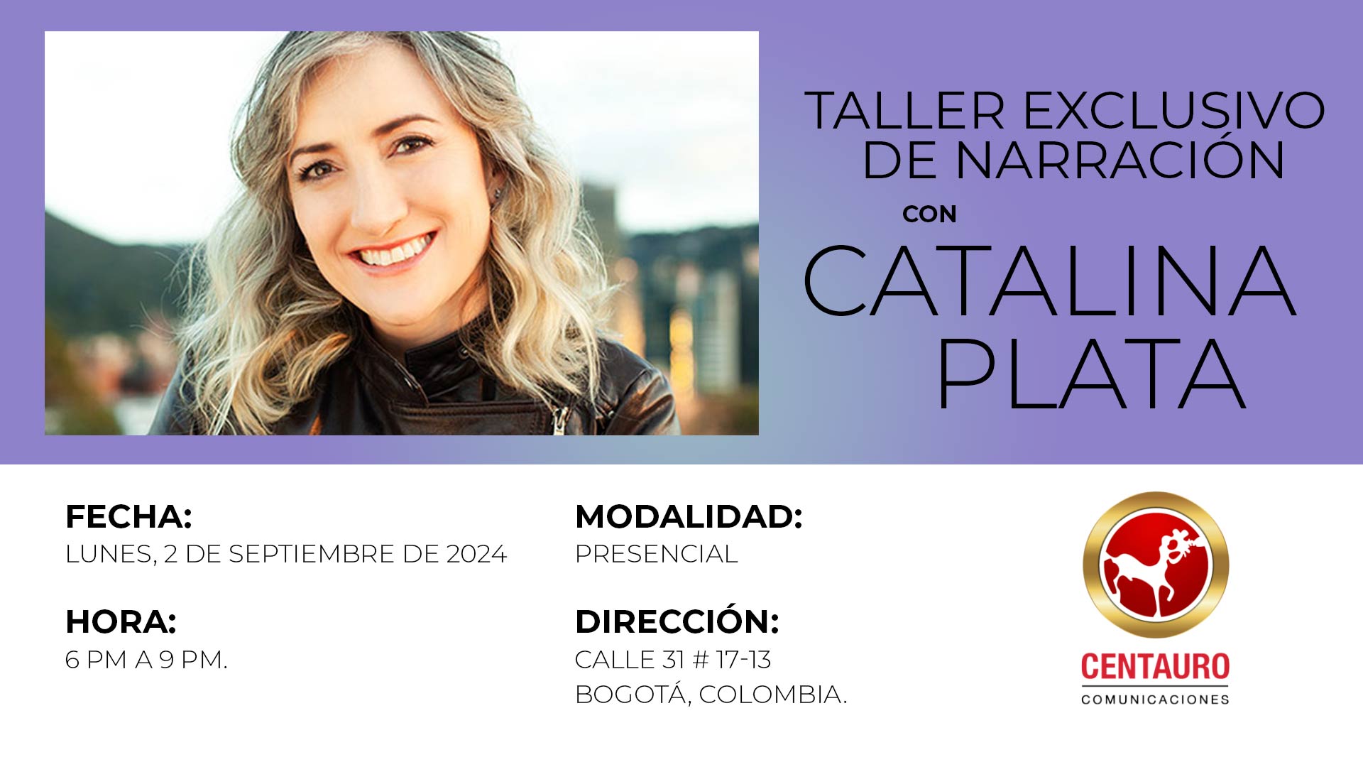 ¡Descubre el Poder de la Narración con Catalina Plata en el Festival ...