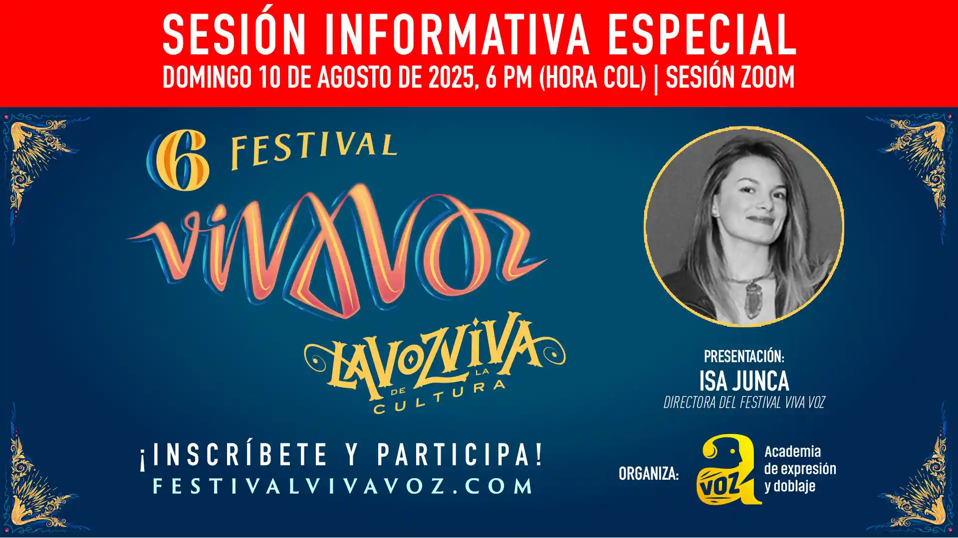 ¡Únete a nuestra sesión informativa especial sobre el Festival Viva Voz ...